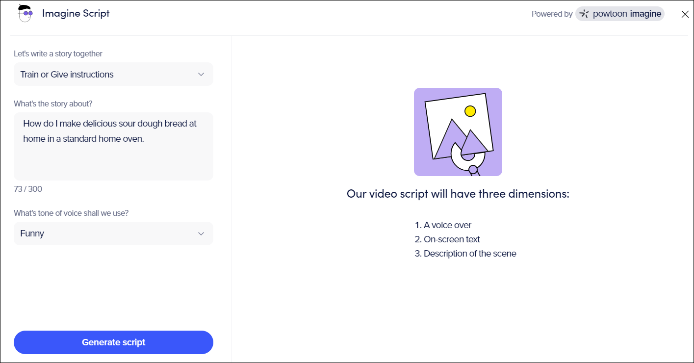 Imagine Script - AI – Kaltura